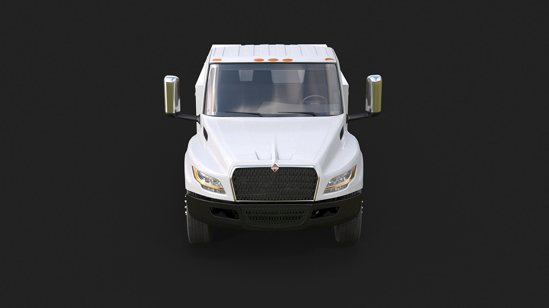 International MV Service Truck 3D Model - TurboSquid 2042822