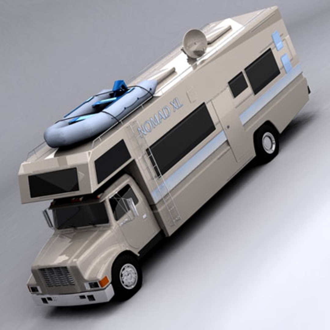 Camper Camp 3d Model