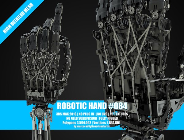 mechanical robotic hand x