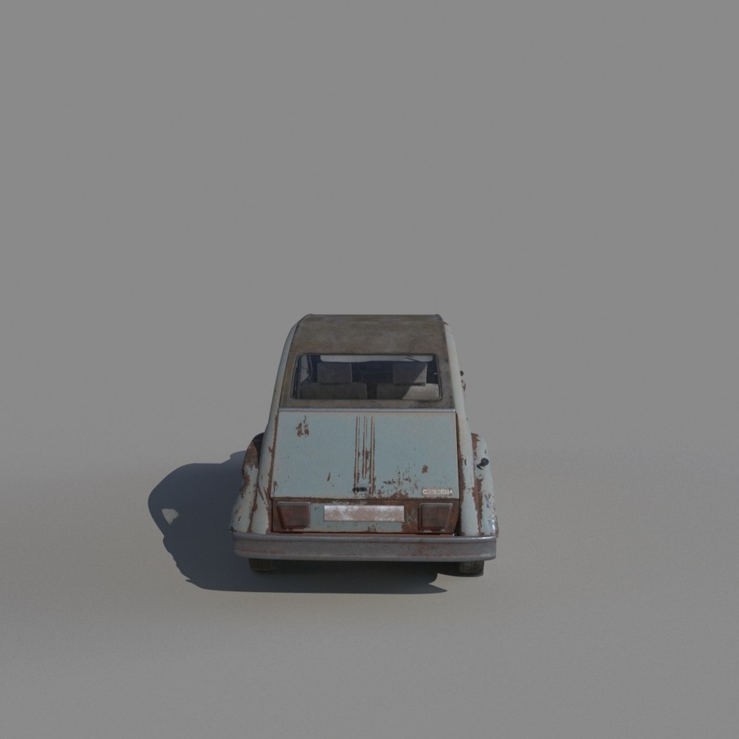 Rotten Car Model - TurboSquid 1384454