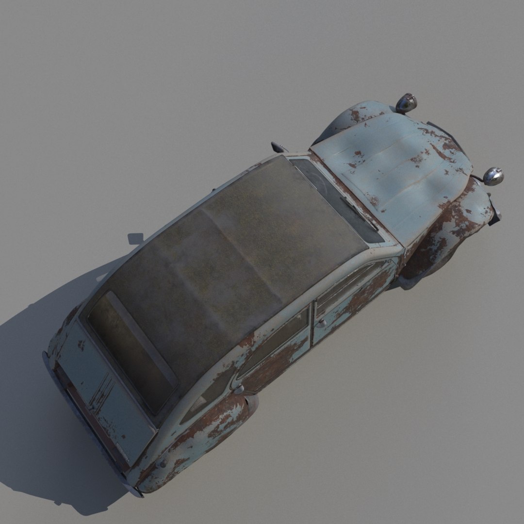 Rotten Car Model - TurboSquid 1384454