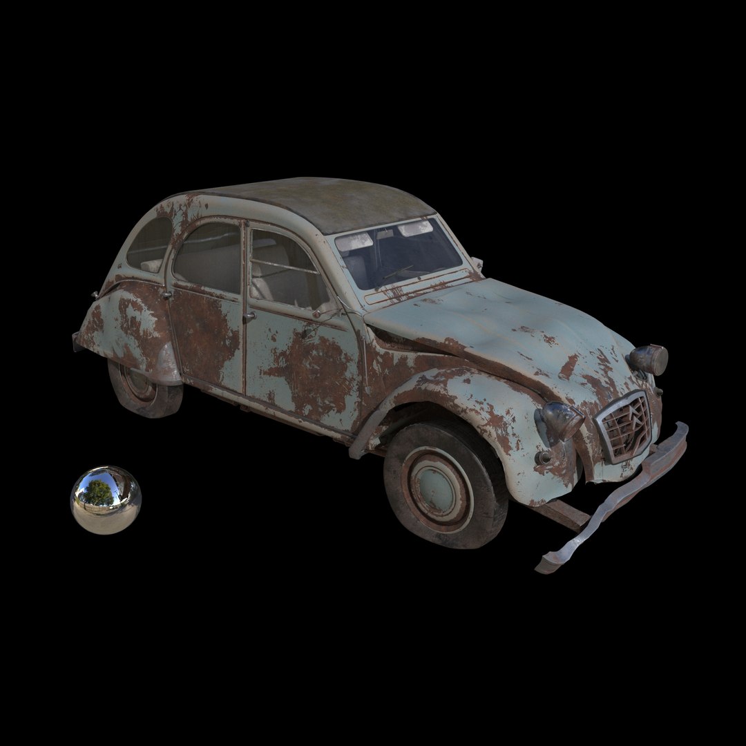 Rotten Car Model - TurboSquid 1384454