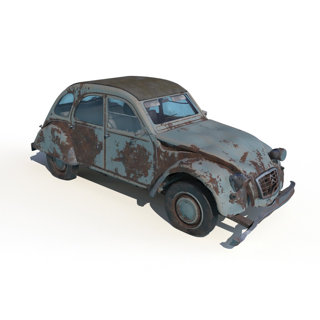 Rotten Car Model - TurboSquid 1384454