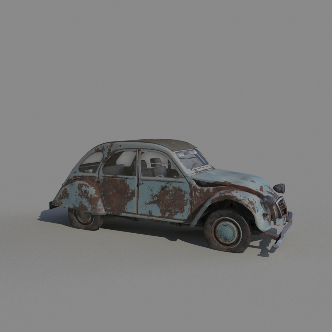 Rotten Car Model - TurboSquid 1384454