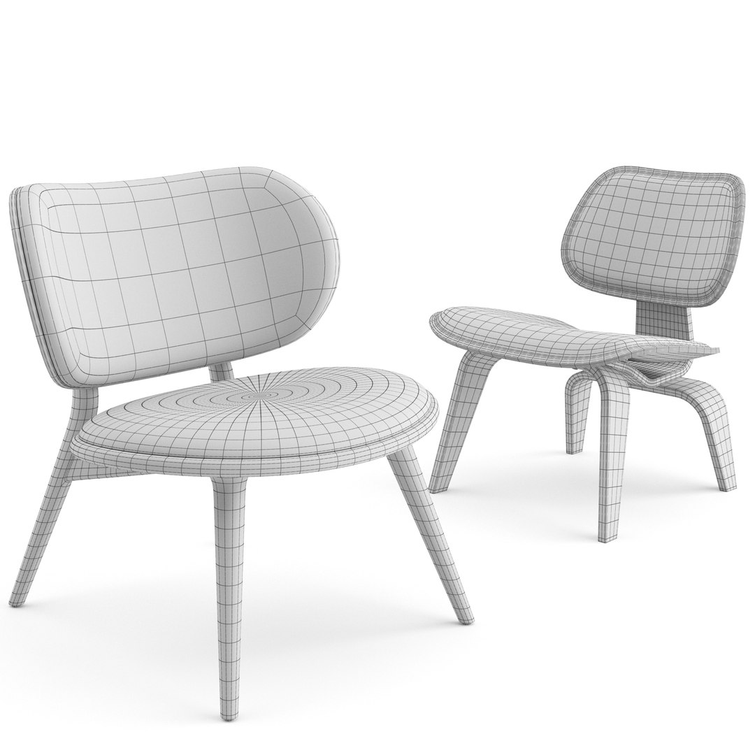 3D model armchairs lounge chair vitra - TurboSquid 1615966
