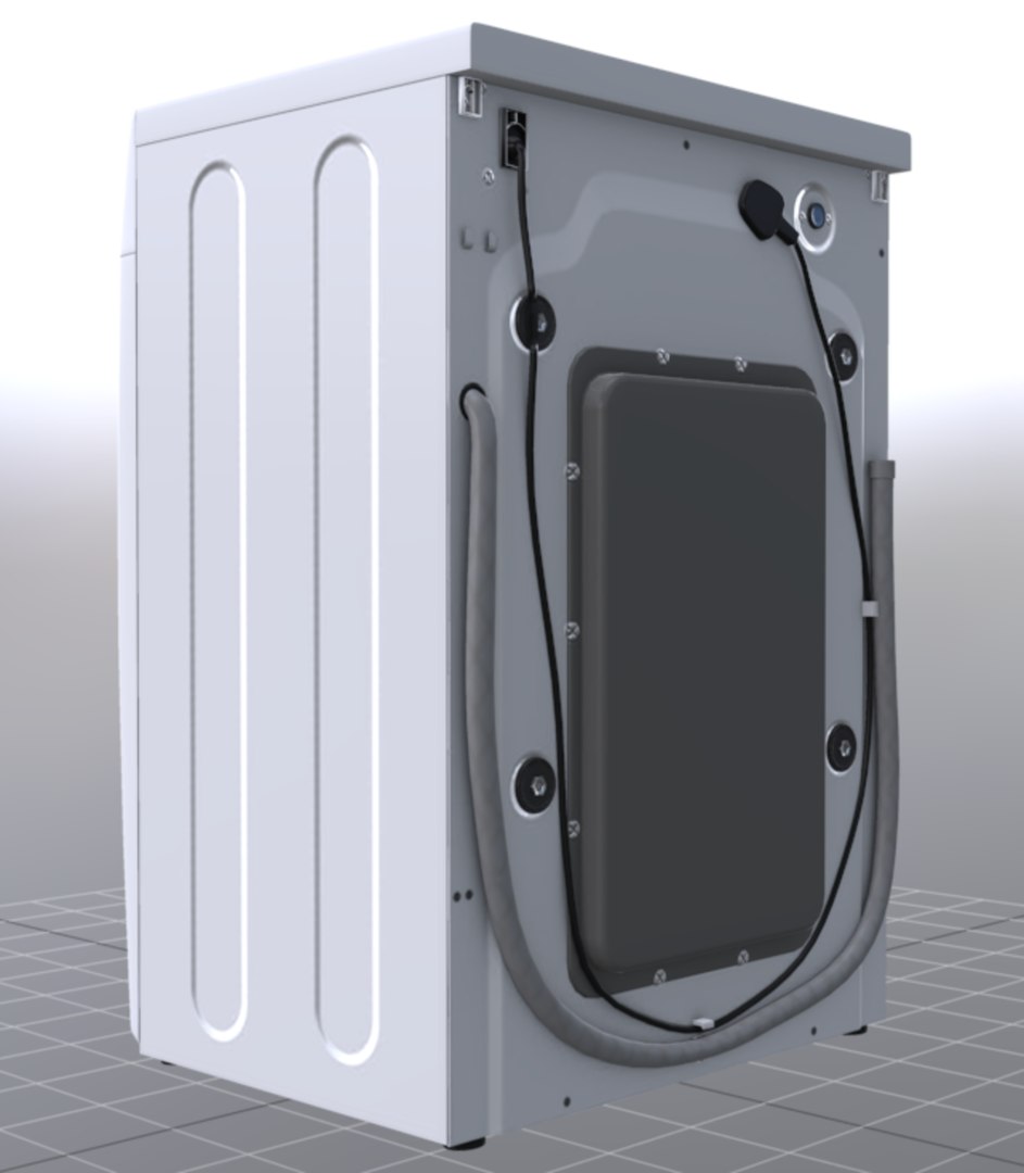 IFB 6 Kg Fully-Automatic Front Loading Washing Machine 5 Star 3D model ...