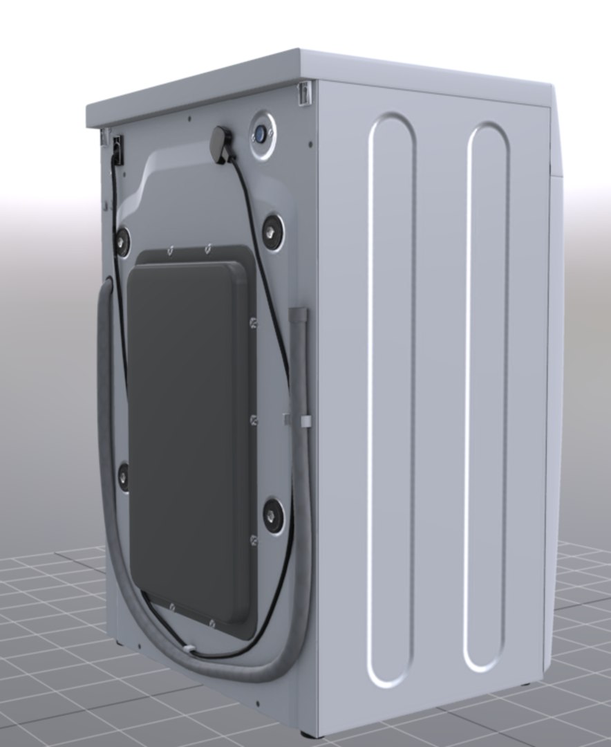 IFB 6 Kg Fully-Automatic Front Loading Washing Machine 5 Star 3D model ...
