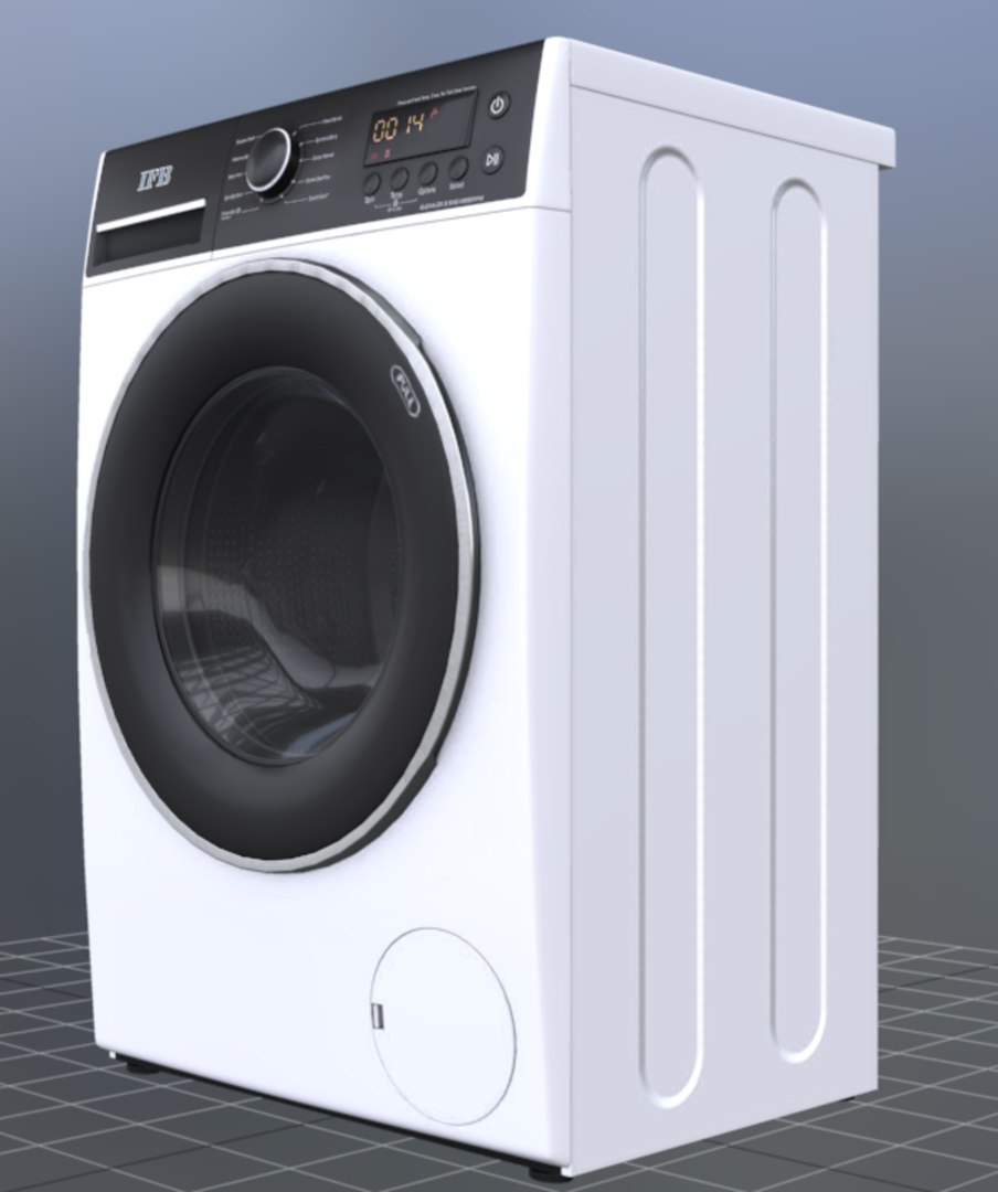 IFB 6 Kg Fully-Automatic Front Loading Washing Machine 5 Star 3D model ...