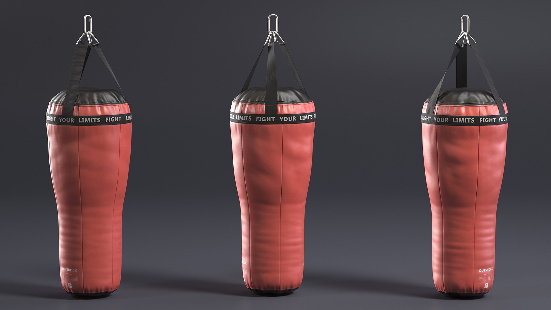 Boxing Angle Heavy Bag Brown 3D Model - TurboSquid 1959581