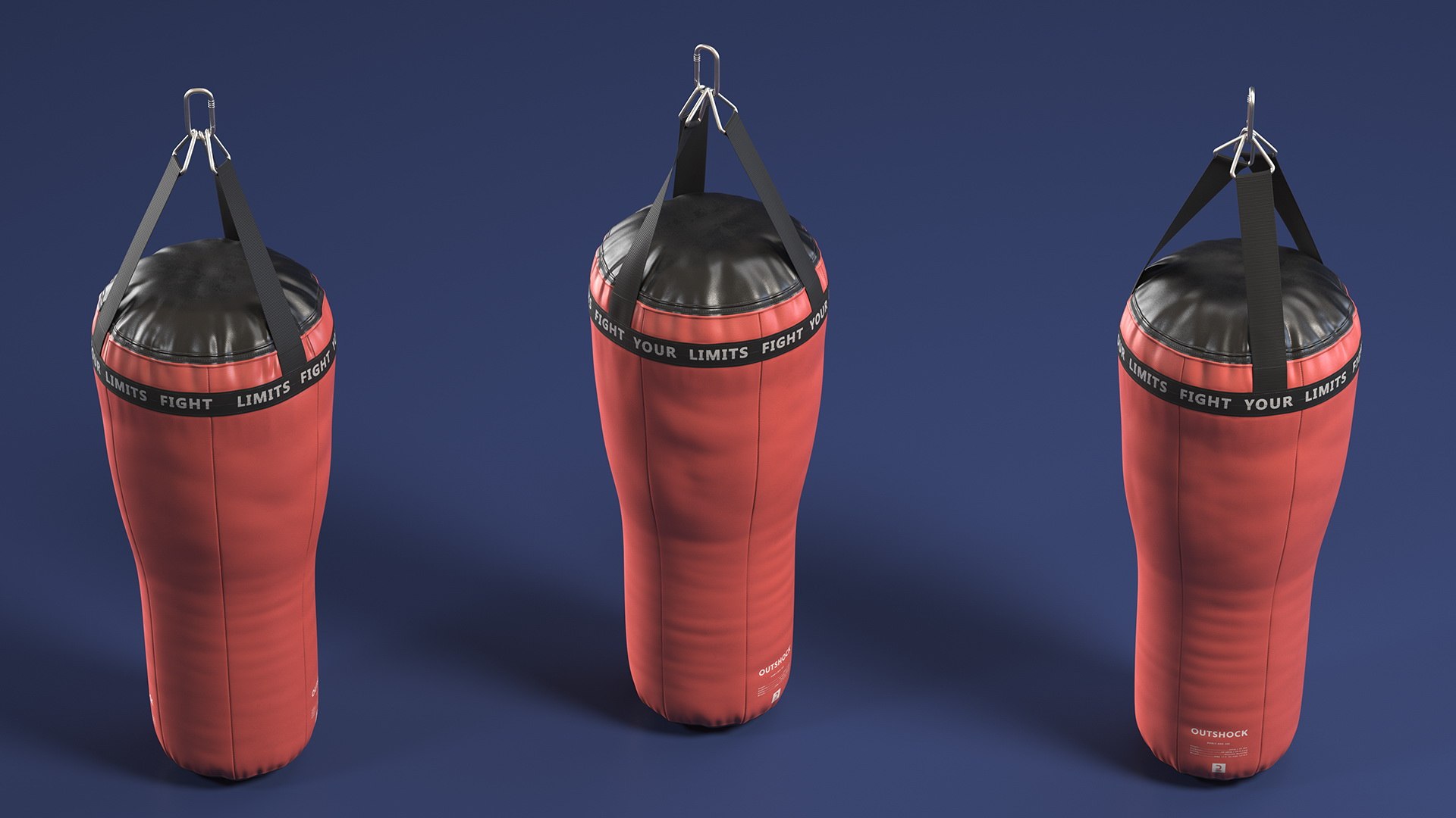 Boxing Angle Heavy Bag Brown 3D Model - TurboSquid 1959581