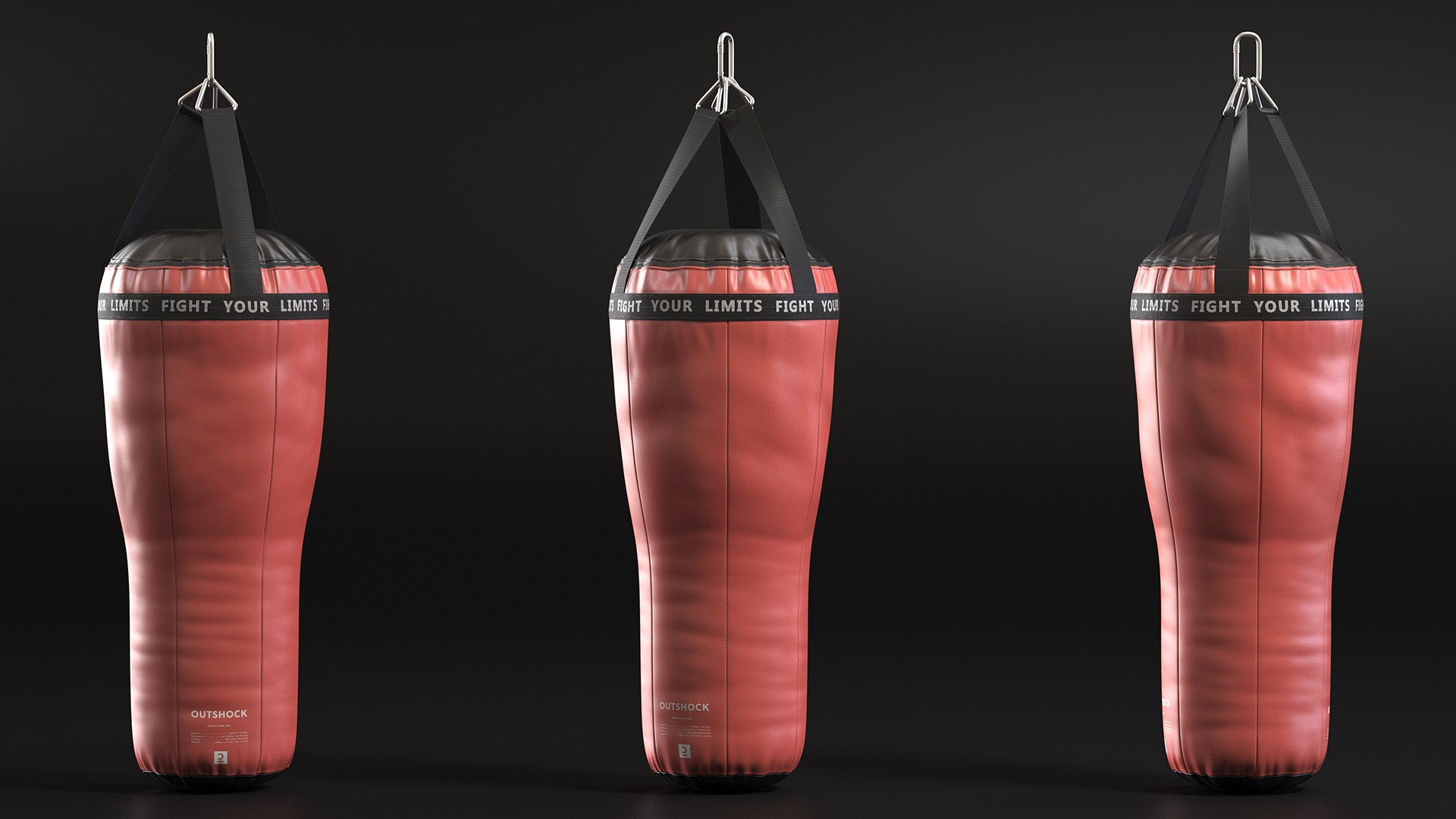 Boxing Angle Heavy Bag Brown 3D Model - TurboSquid 1959581
