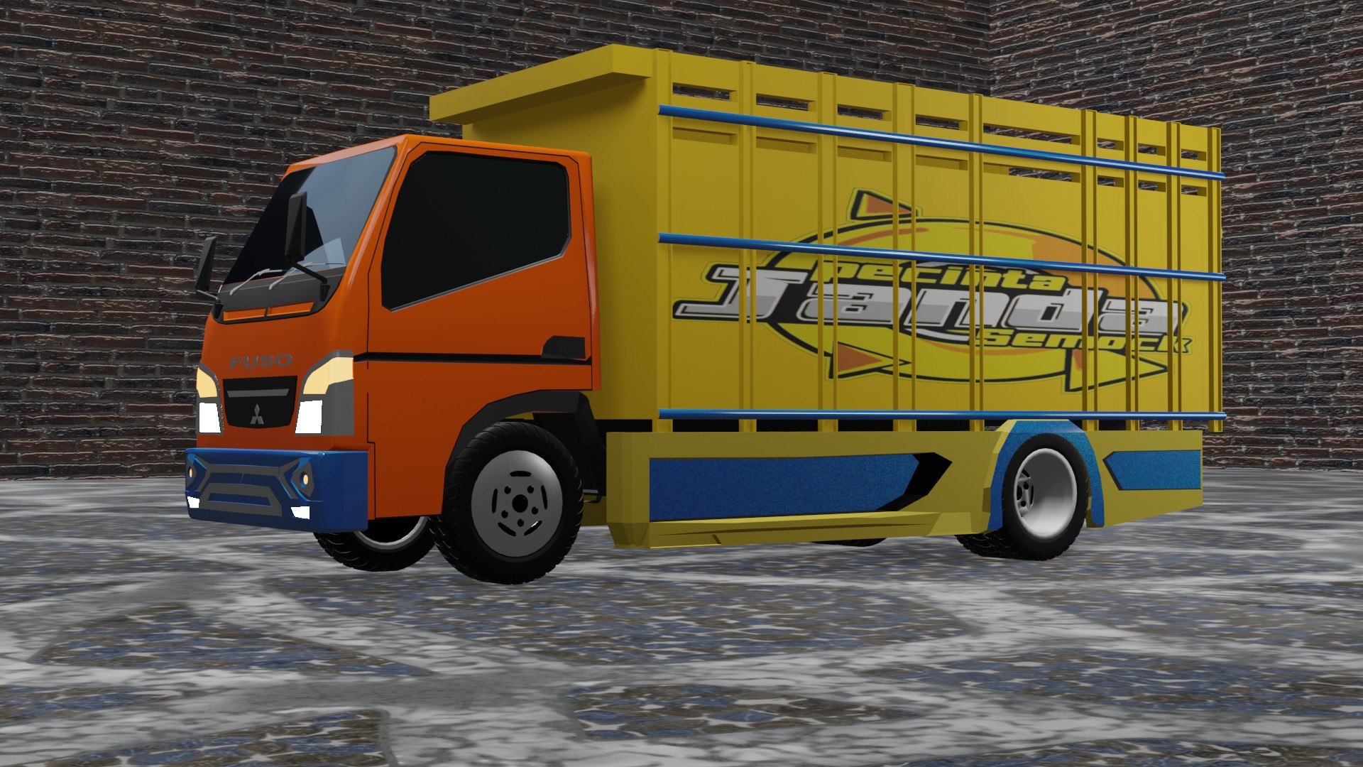 3D MITSUBISHI CANTER TRUCK Model - TurboSquid 2124988