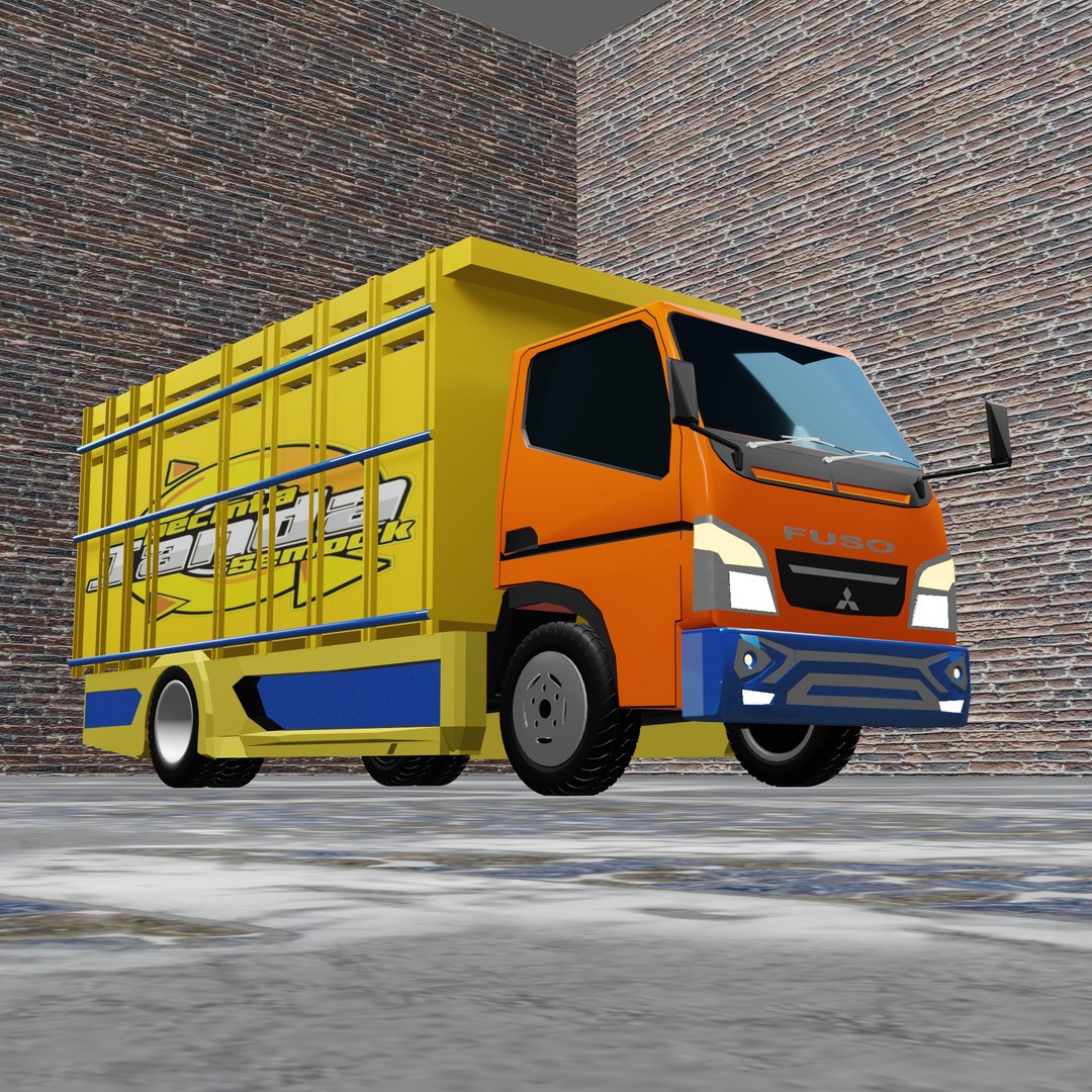 3D MITSUBISHI CANTER TRUCK Model - TurboSquid 2124988