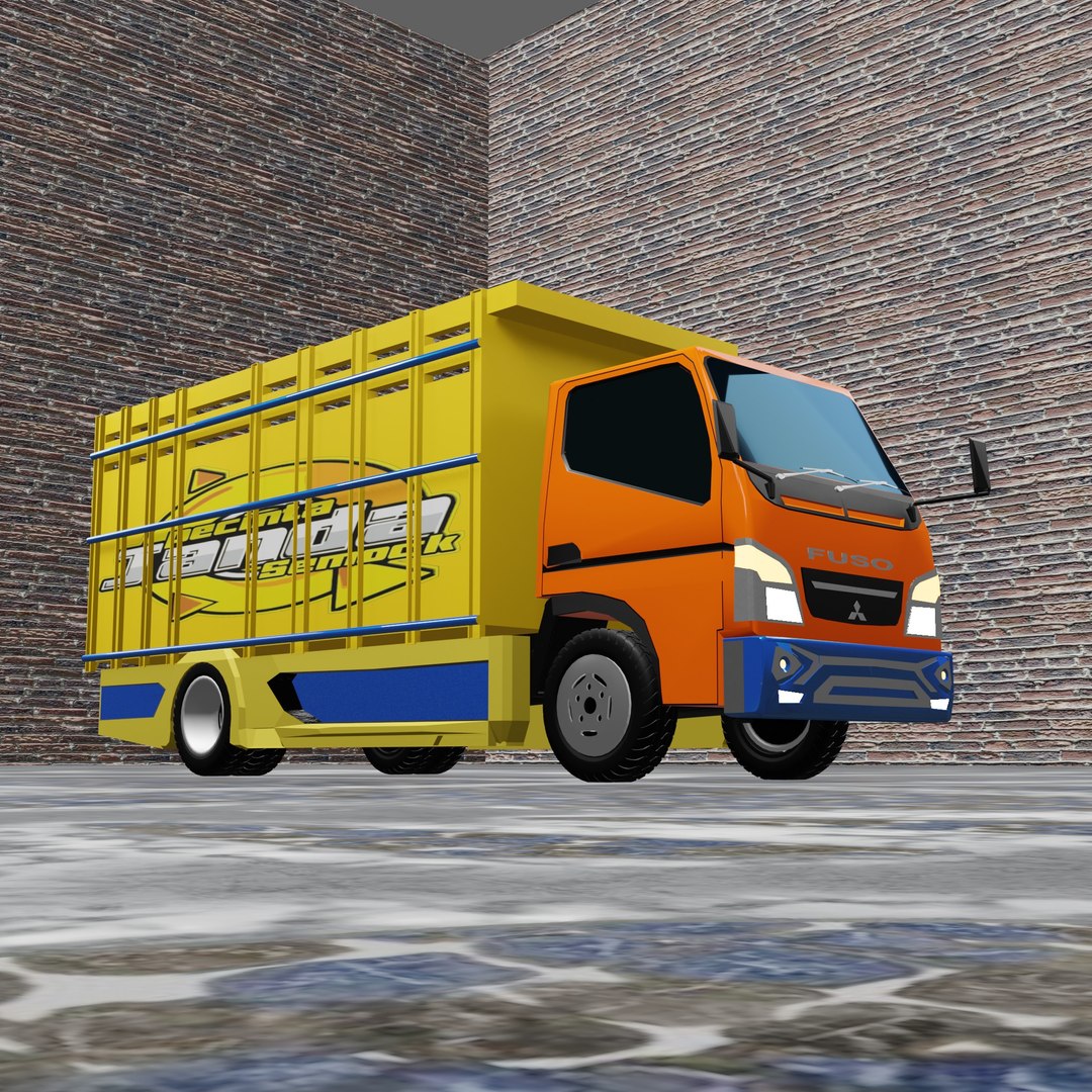 3D MITSUBISHI CANTER TRUCK Model - TurboSquid 2124988