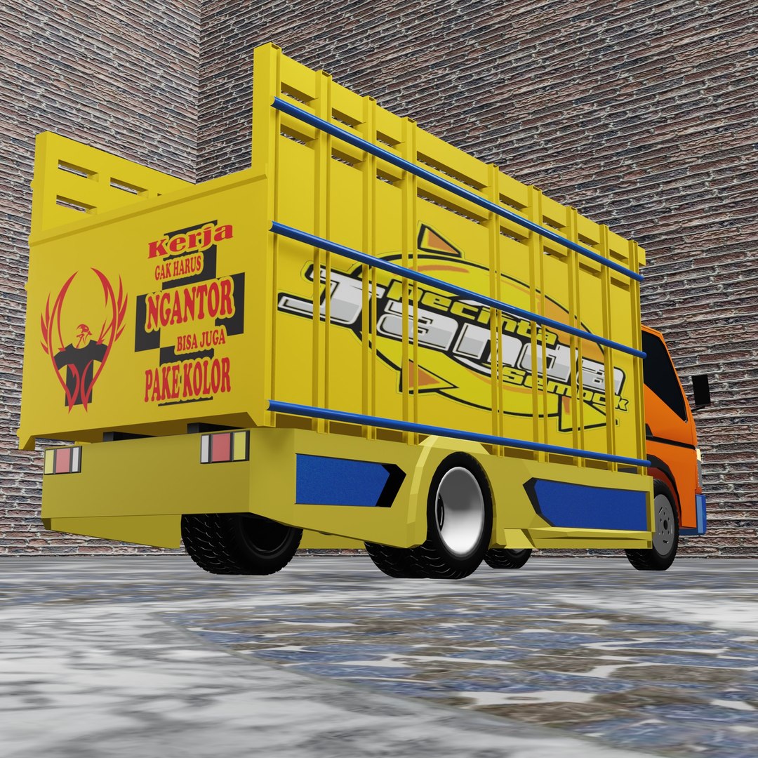 3D MITSUBISHI CANTER TRUCK Model - TurboSquid 2124988