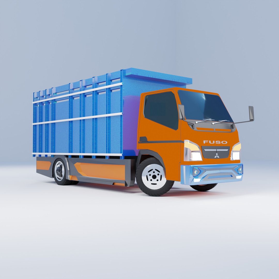 3D MITSUBISHI CANTER TRUCK model - TurboSquid 2124988