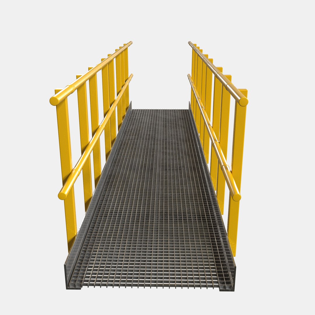 Industrial Warehouse Catwalk 3D Model - TurboSquid 2332032