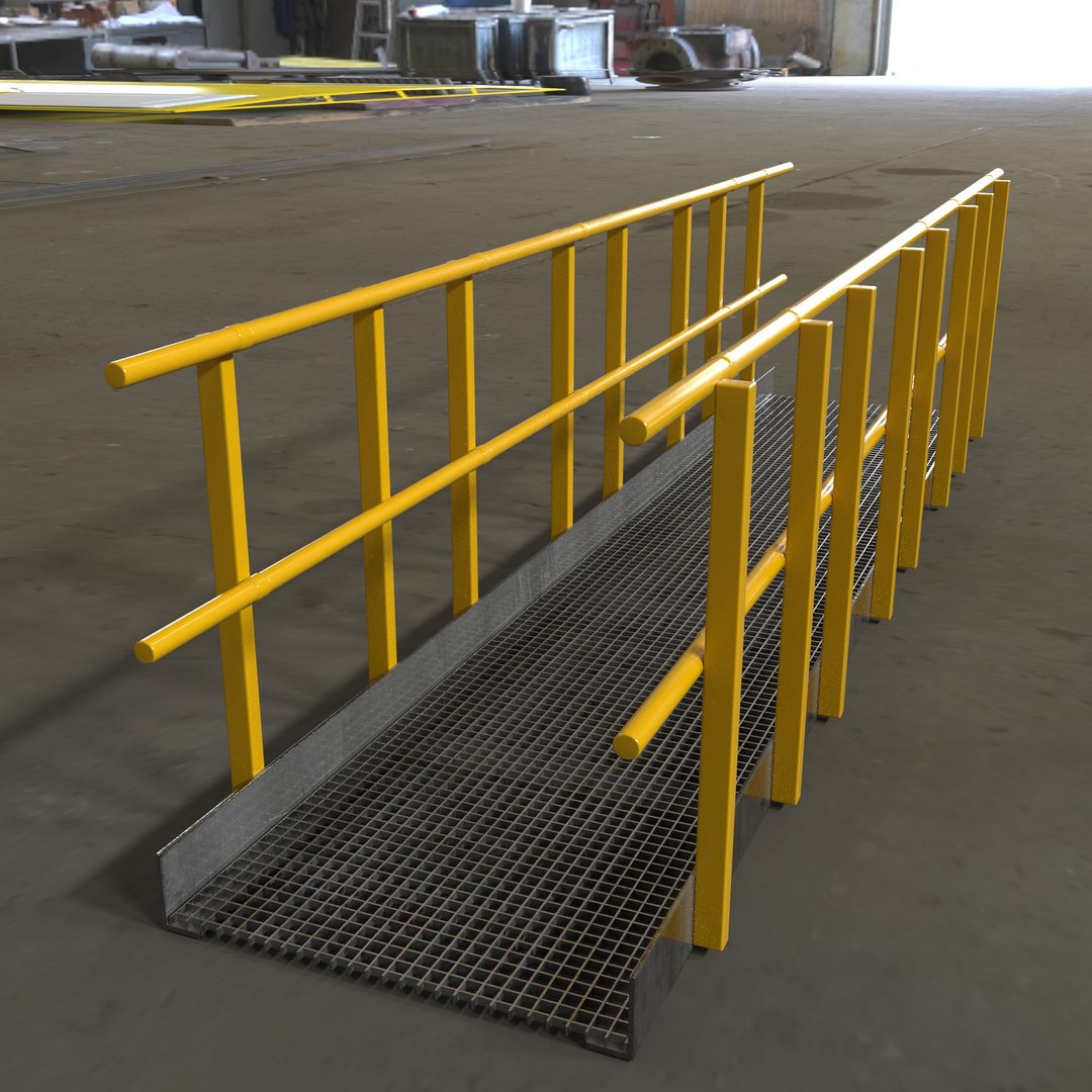 Industrial Warehouse Catwalk 3D Model - TurboSquid 2332032