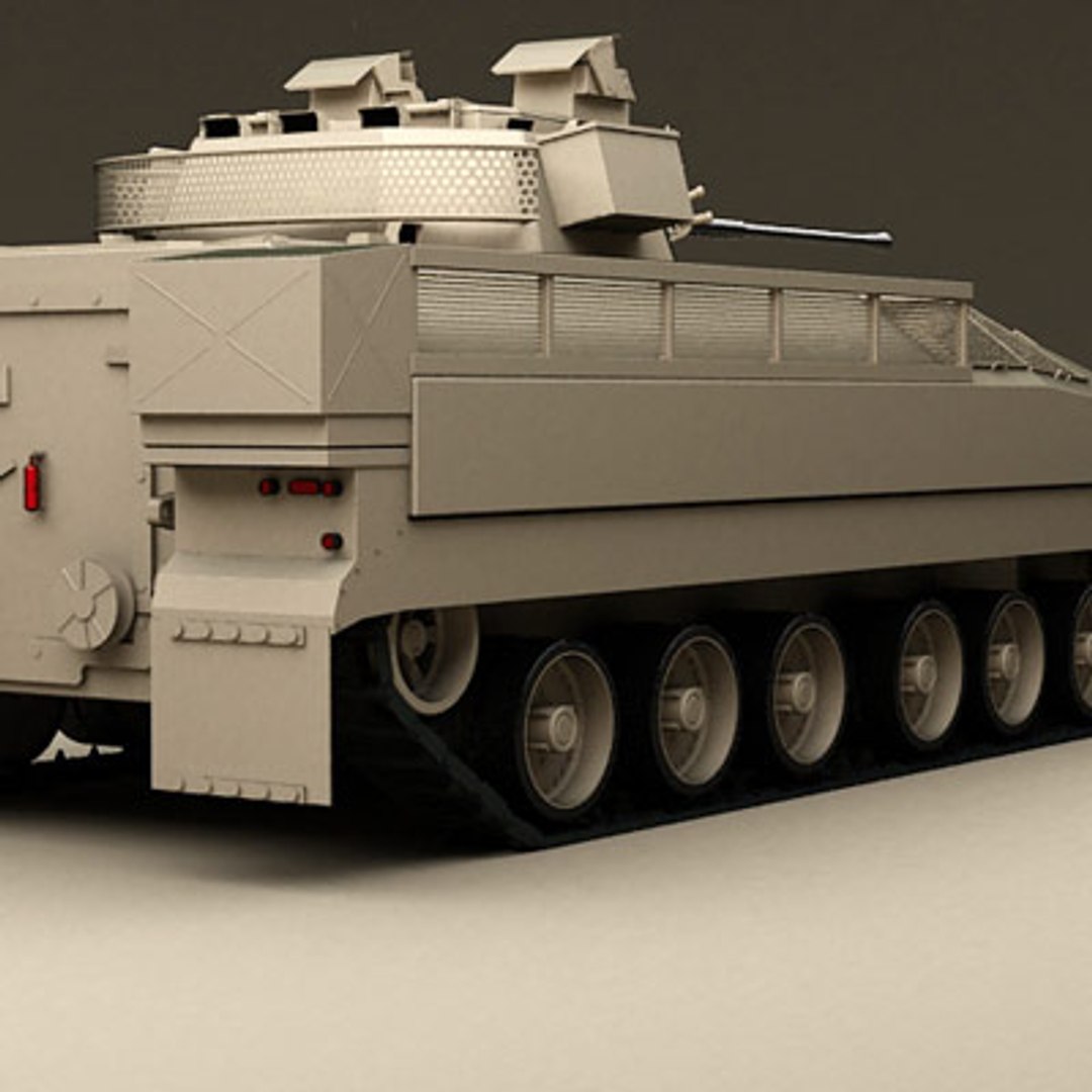 3d British Fv510 Warrior