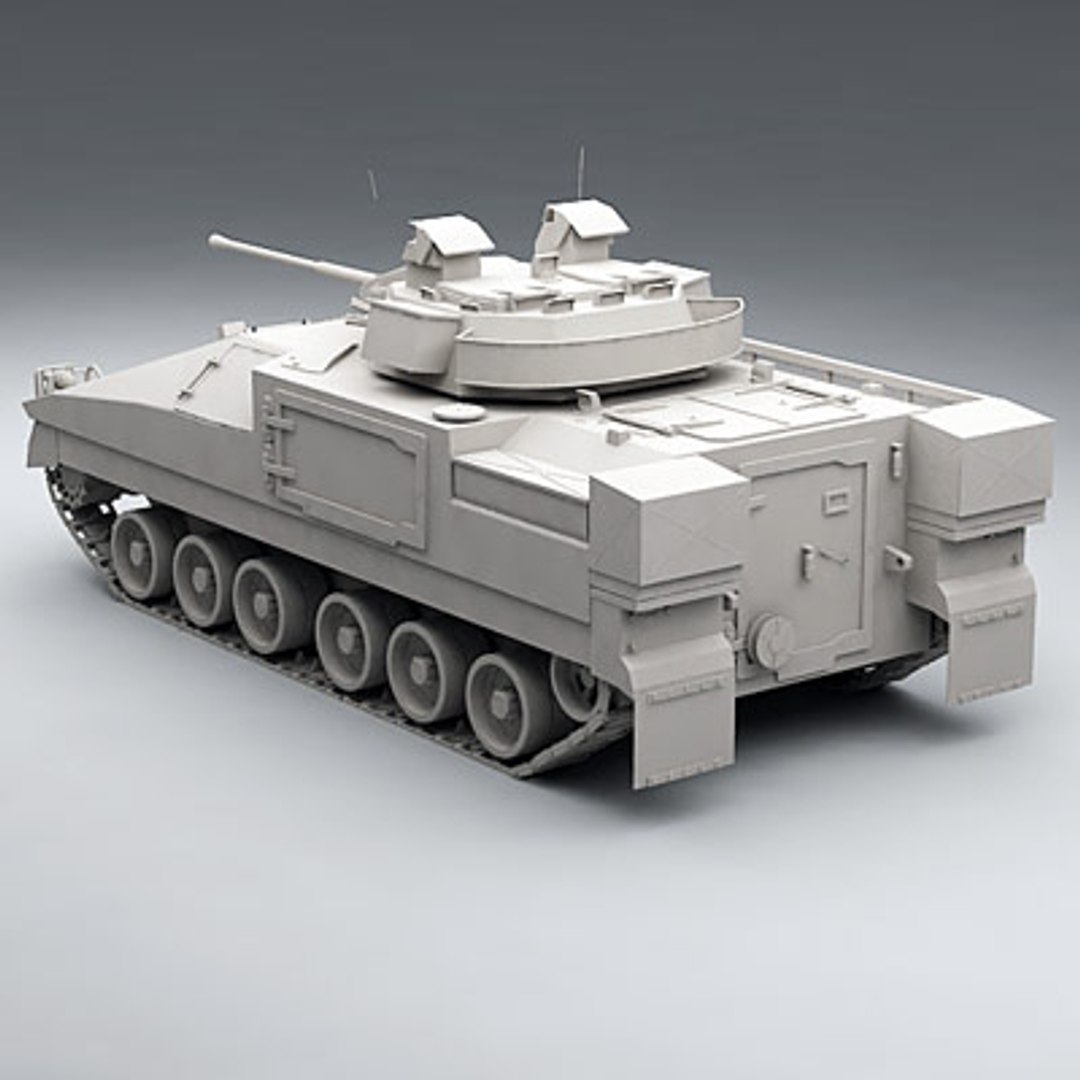 3d British Fv510 Warrior