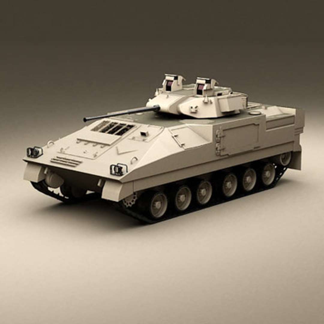 3d British Fv510 Warrior
