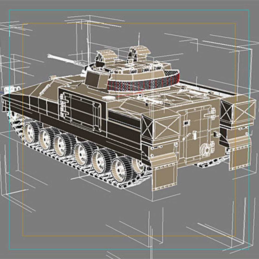 3d British Fv510 Warrior