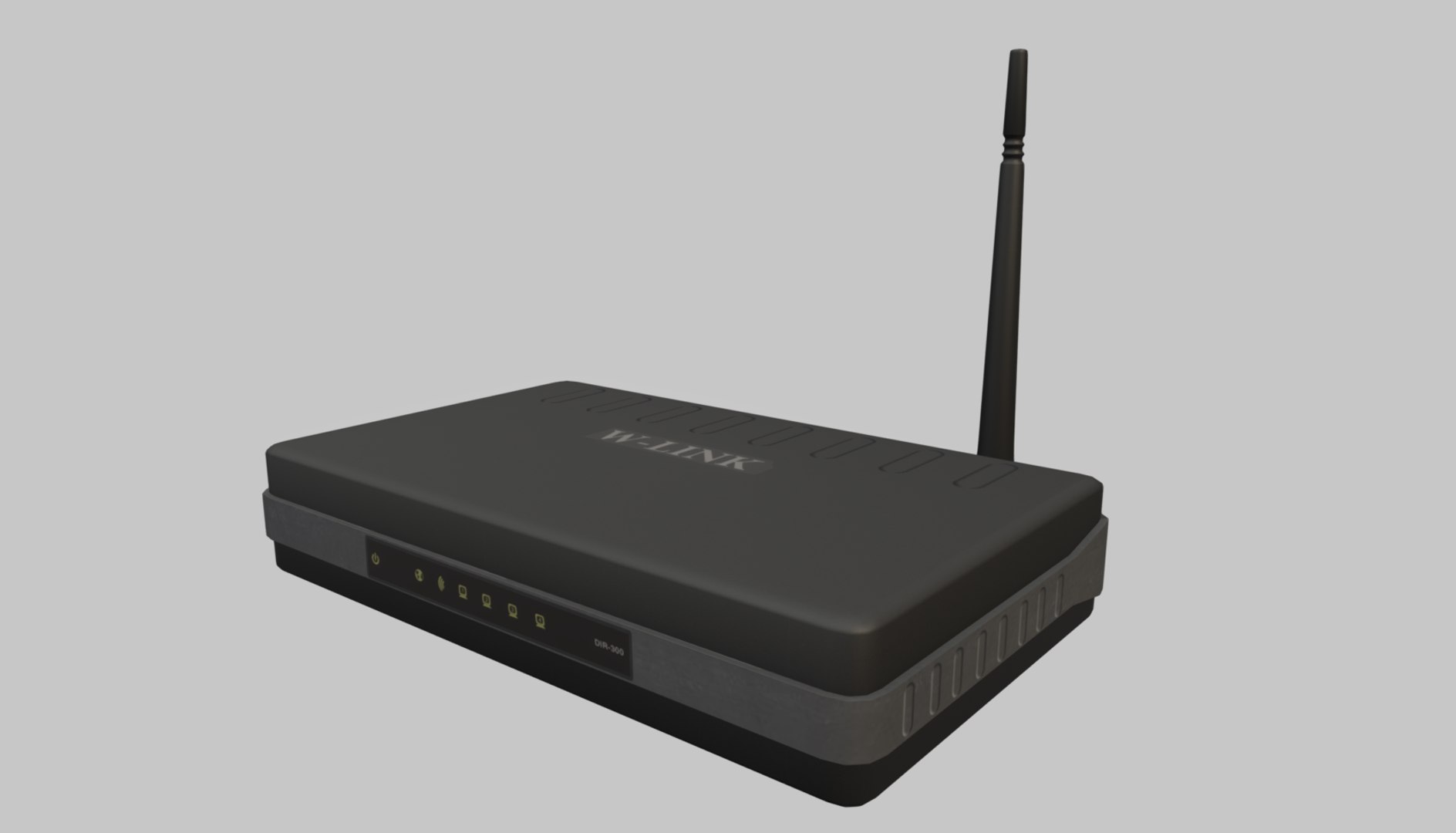 3d Model Wireless Router