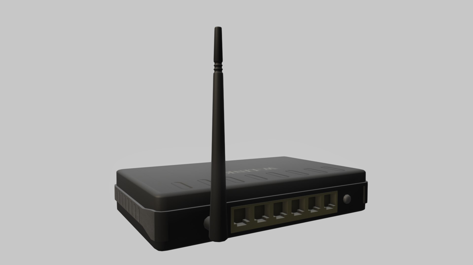 3d Model Wireless Router