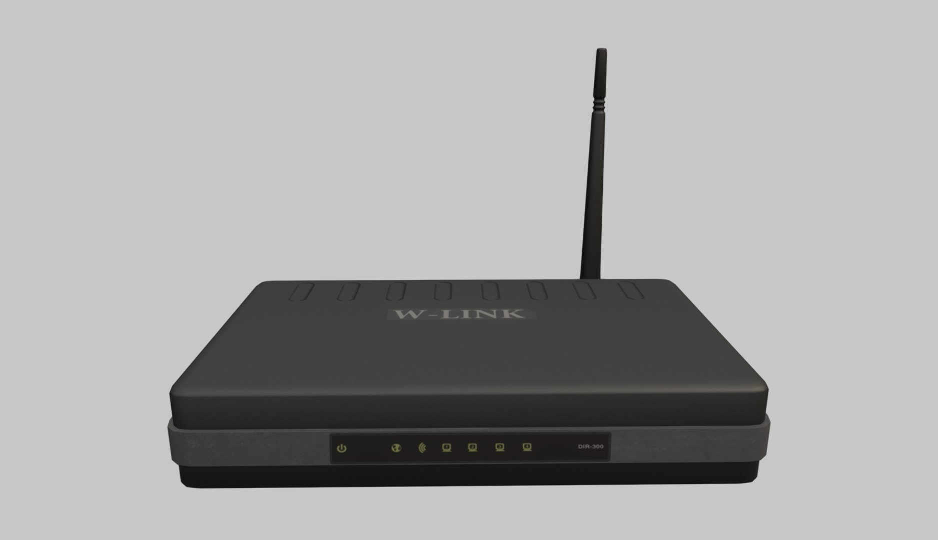 3d Model Wireless Router