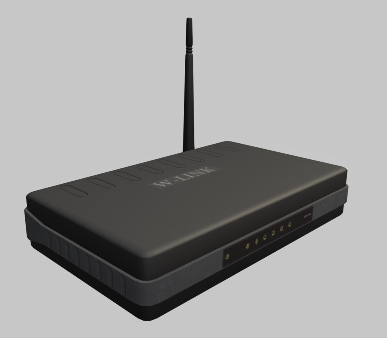 3d Model Wireless Router