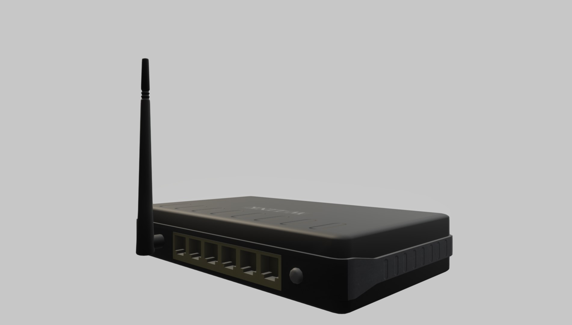 3d Model Wireless Router