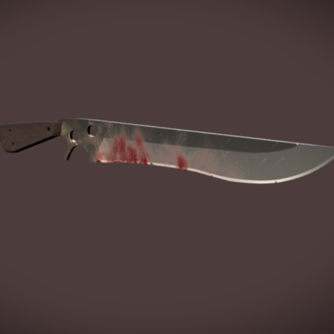 Sar Knife Zombie 3d Model