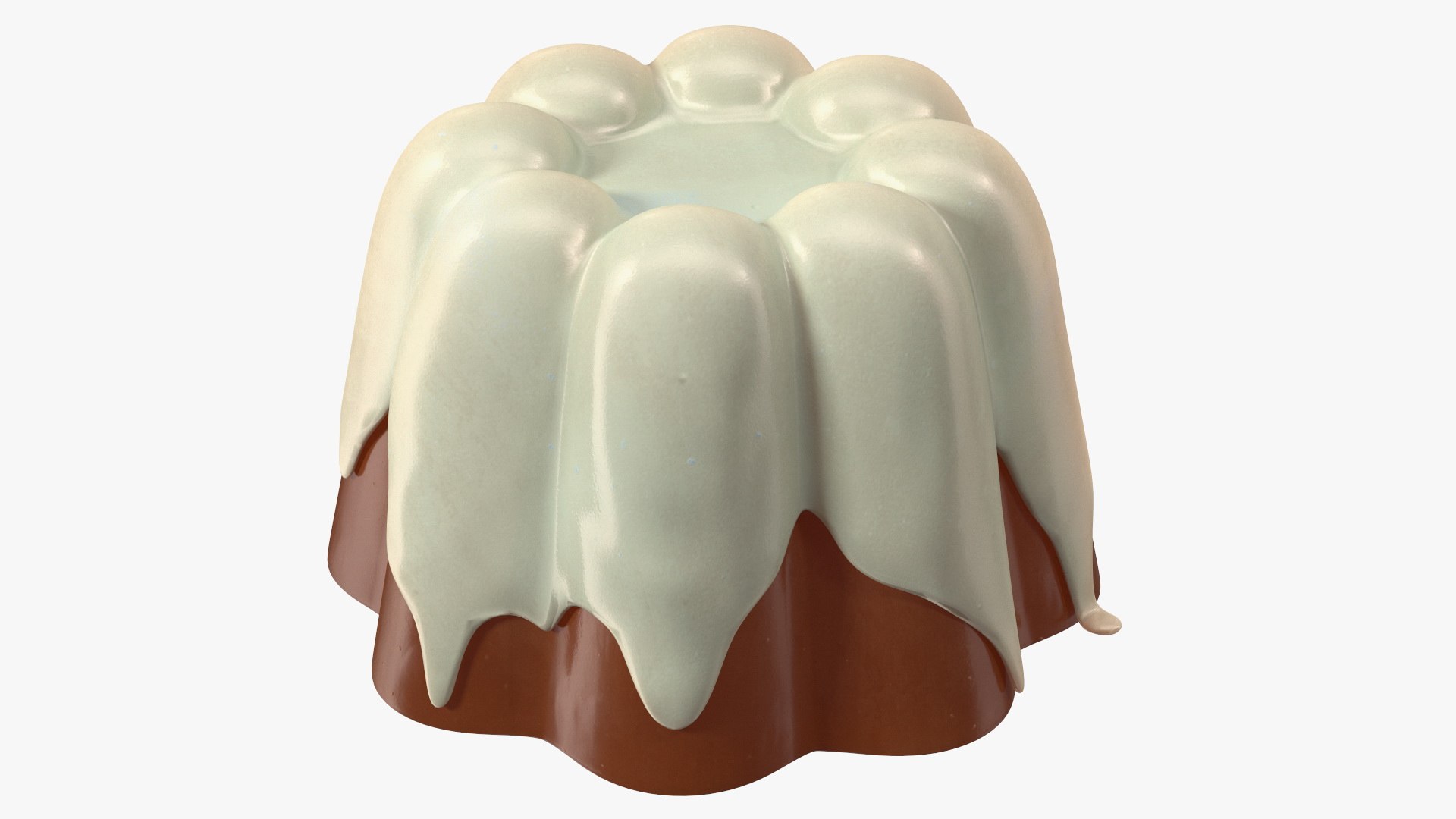 Jelly Pudding Chocolate 3D Model - TurboSquid 1735233