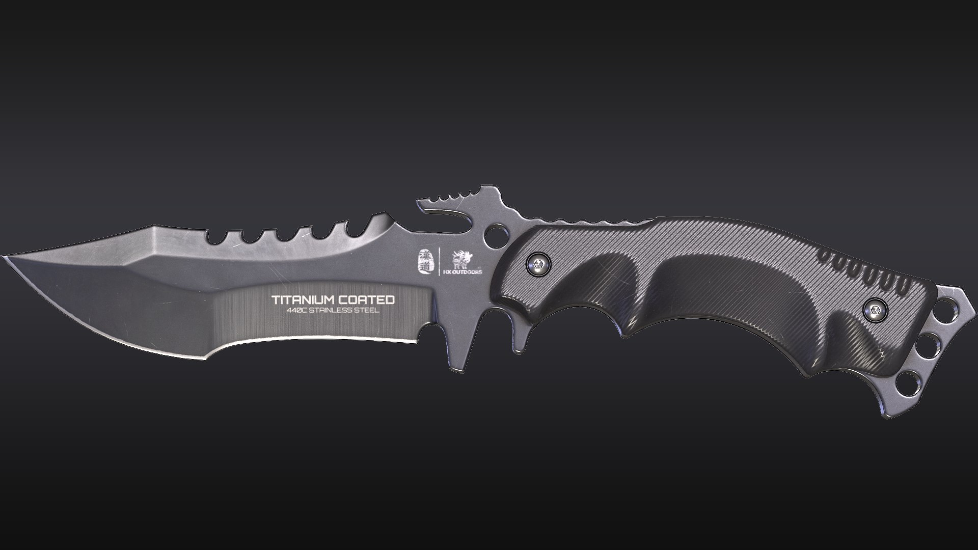 3D HX Tactical Knife model - TurboSquid 1930846