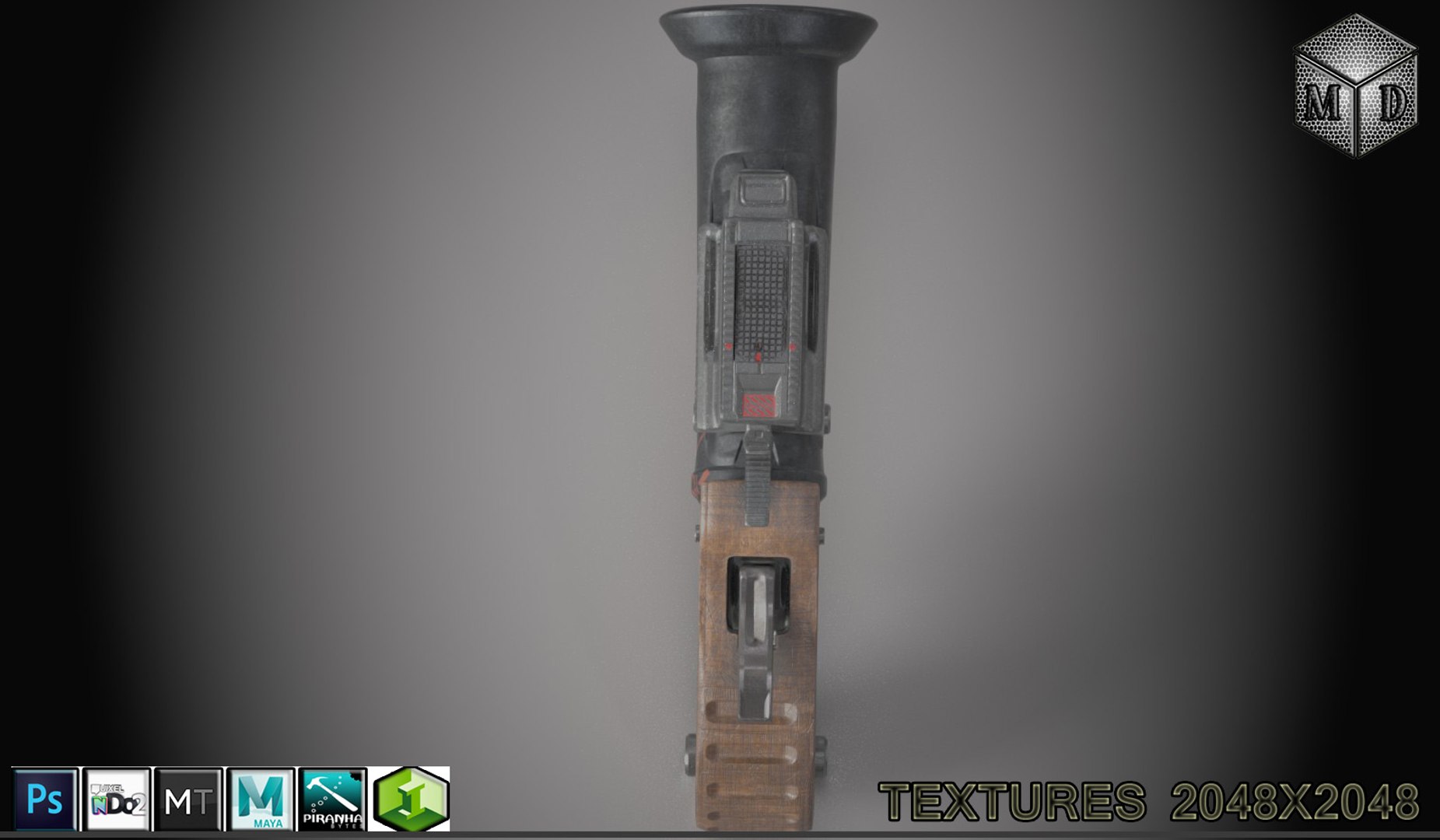 Flare-gun 3D Model - TurboSquid 1230388