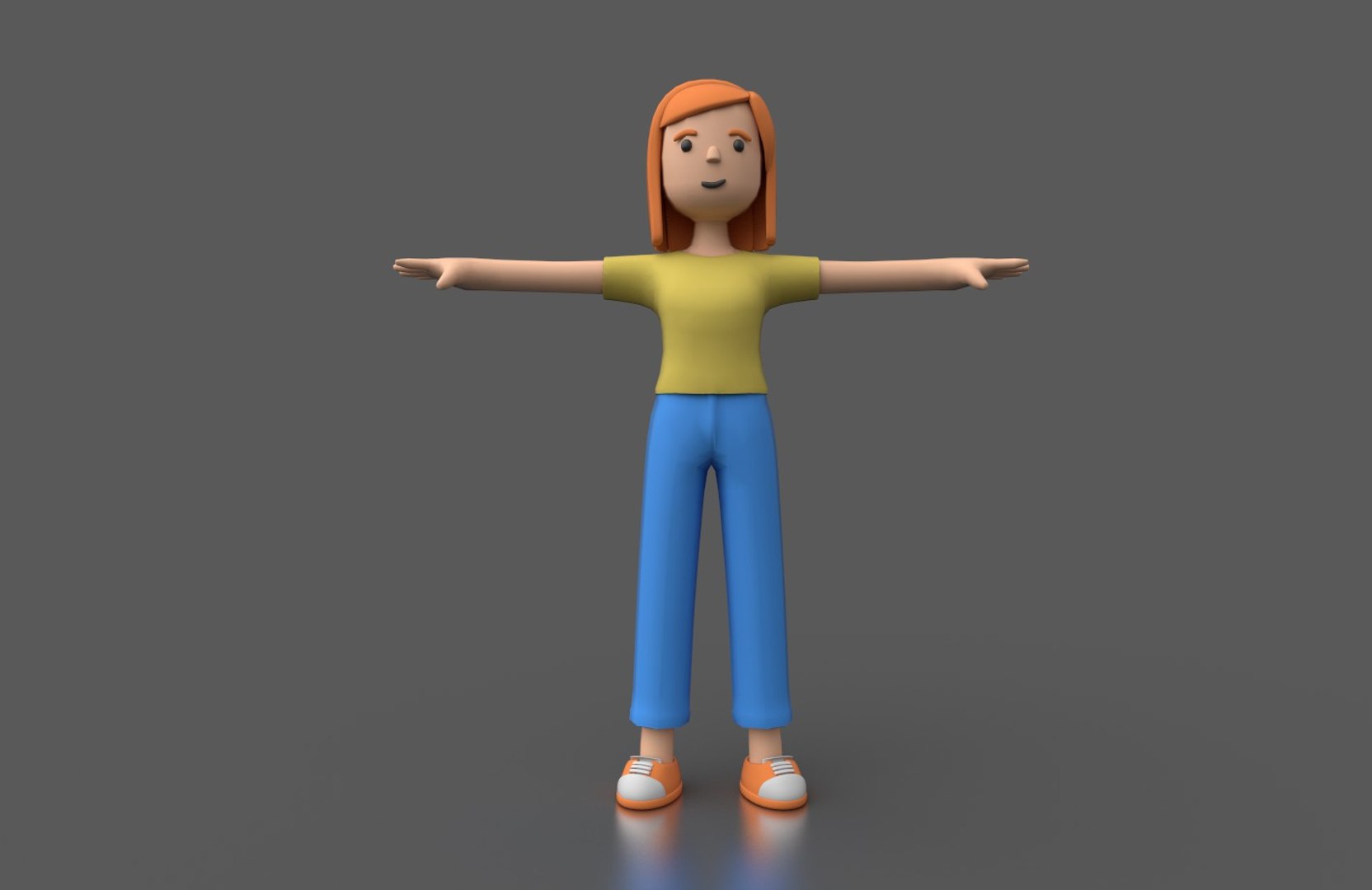 3D Minimal Female Character - TurboSquid 2119825