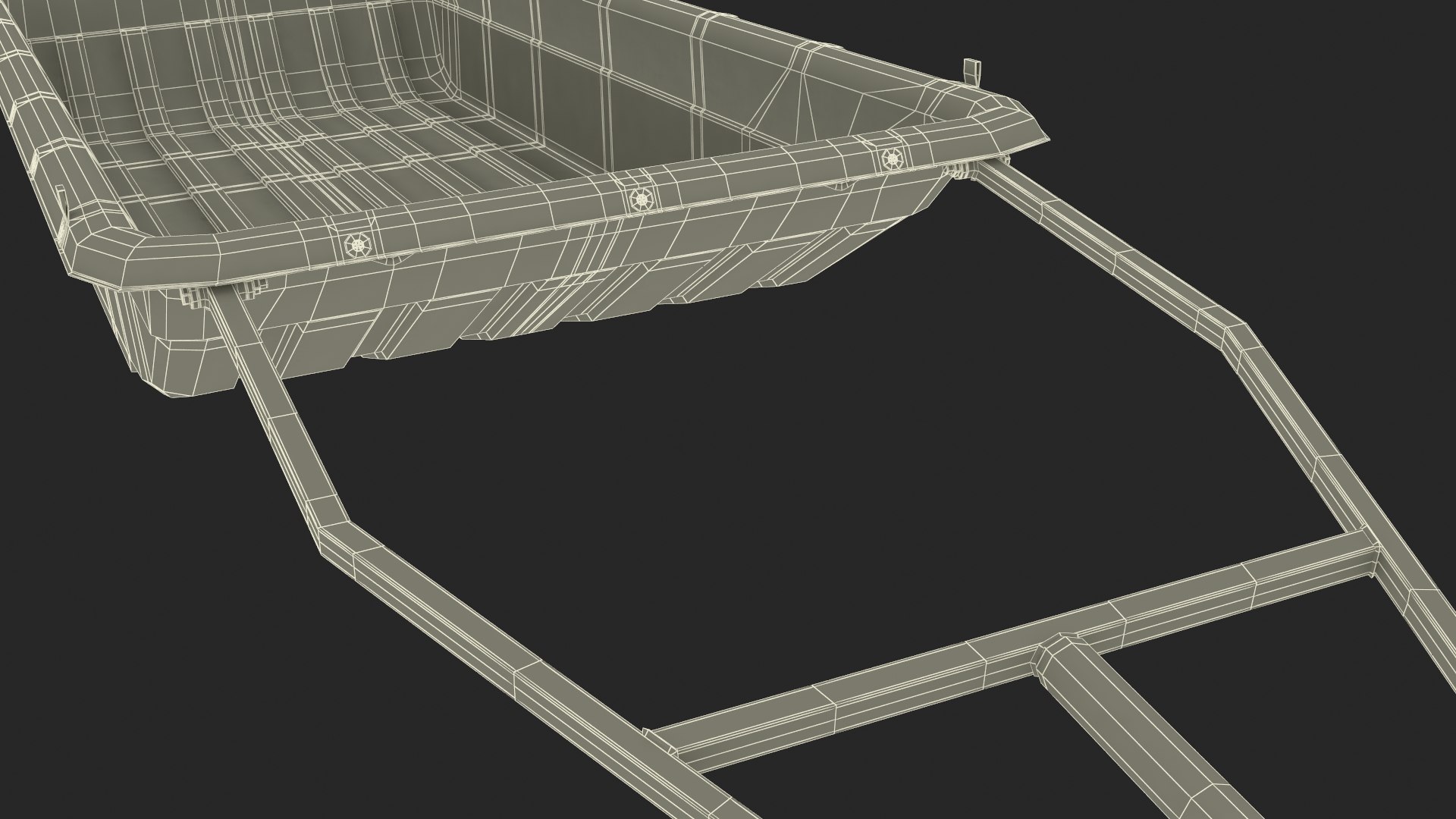 3D Open Body Freight Sled - TurboSquid 2111039