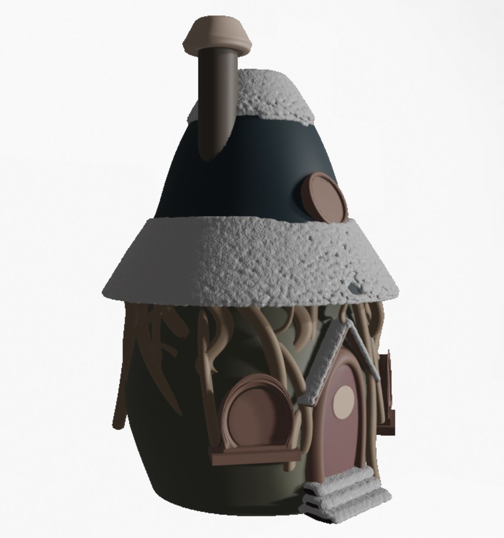 3D Model Gnome House - TurboSquid 2153864