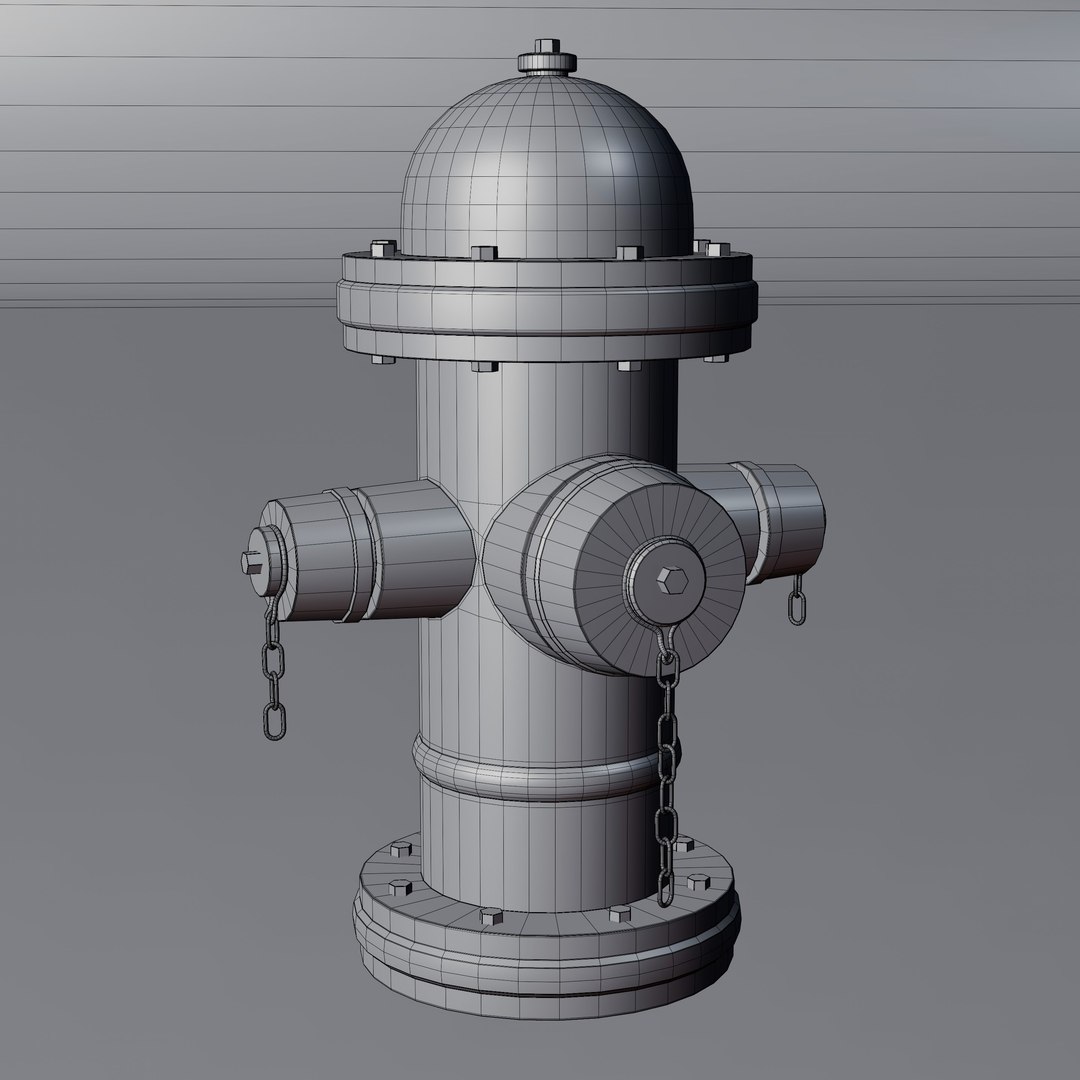 Rusty Fire Hydrant - Baked Textures 3D Model - TurboSquid 2281340