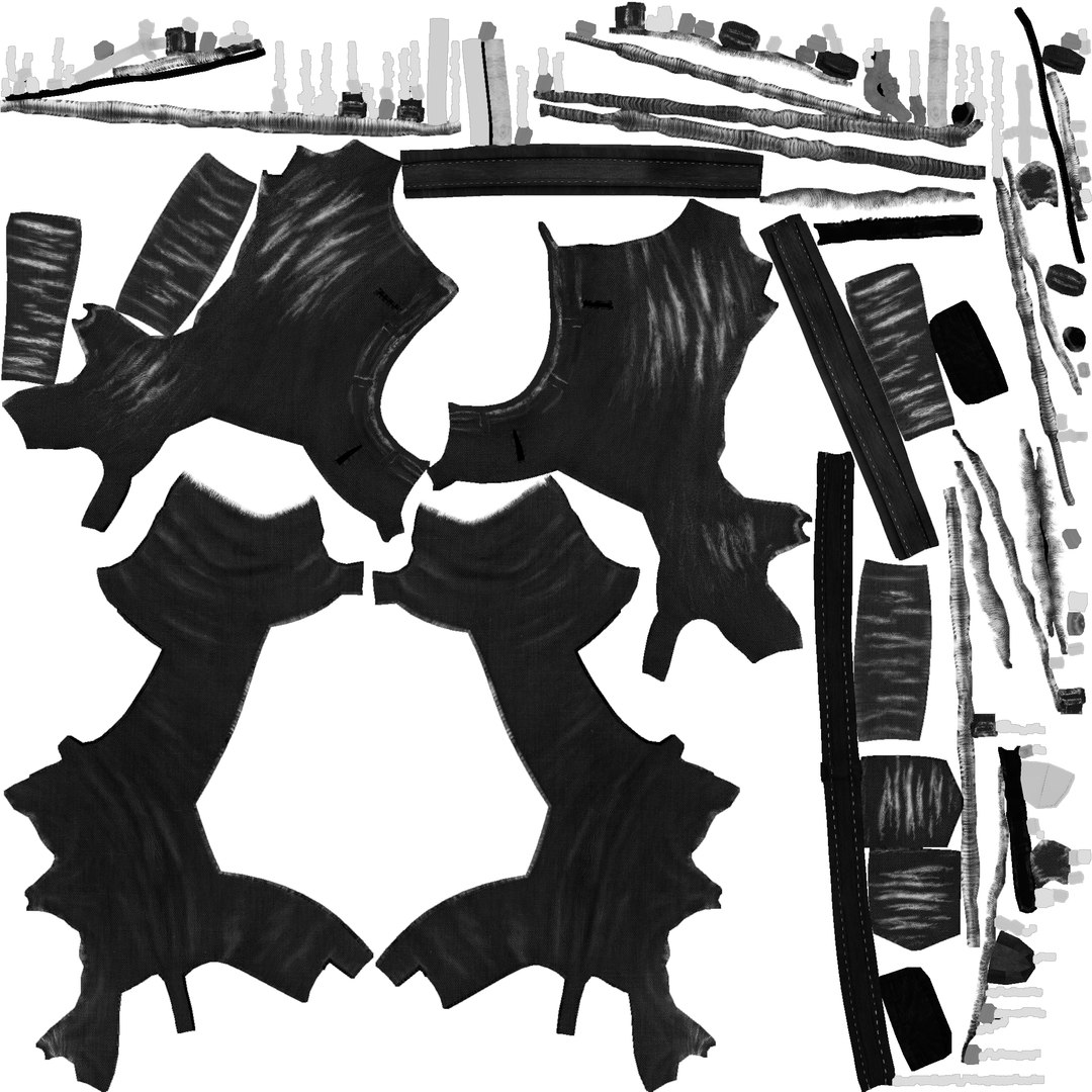 Belt Decorated Jeans Pants 3D Model - TurboSquid 1880939