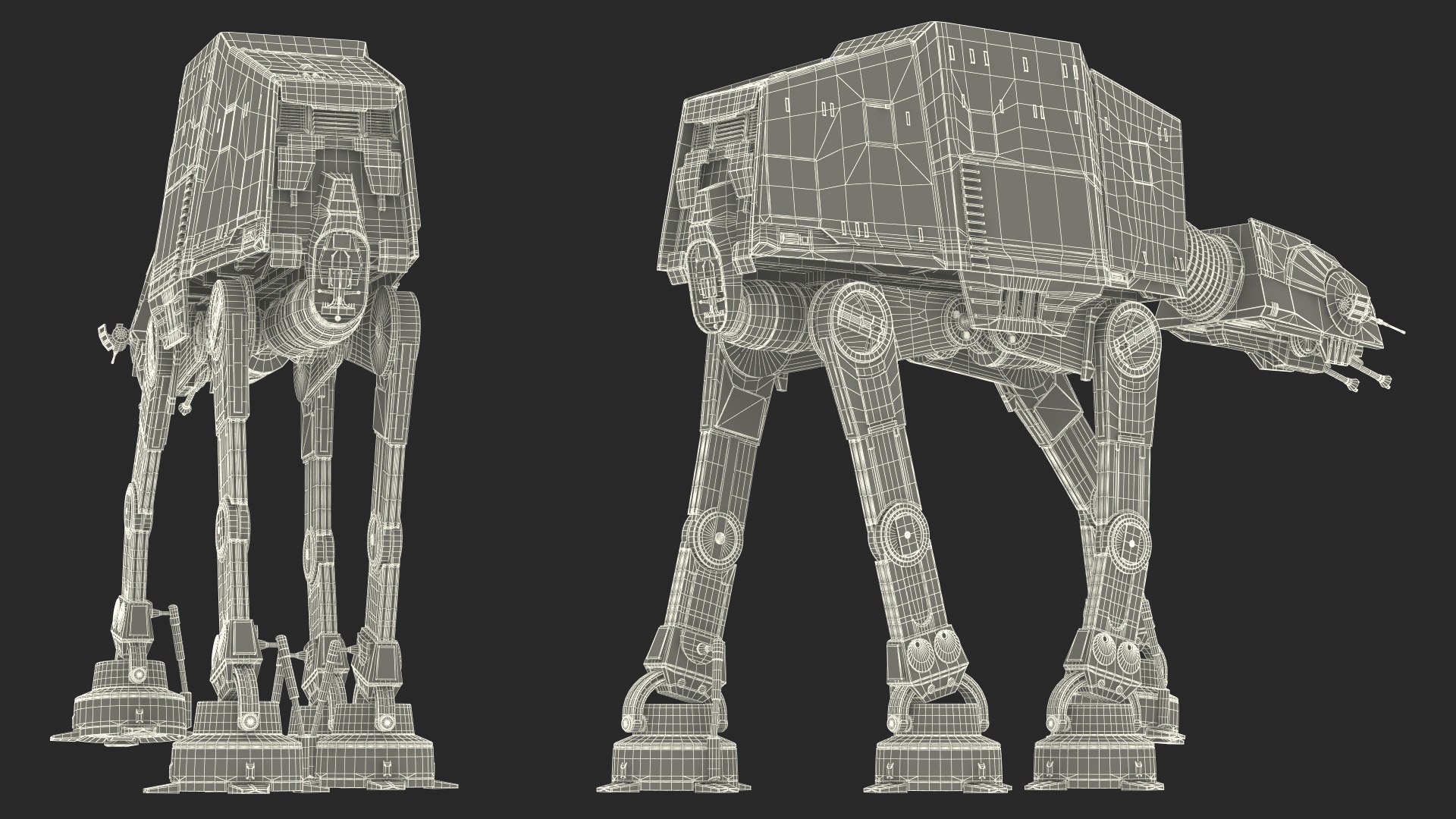 AT AT Walker 3D - TurboSquid 2112912