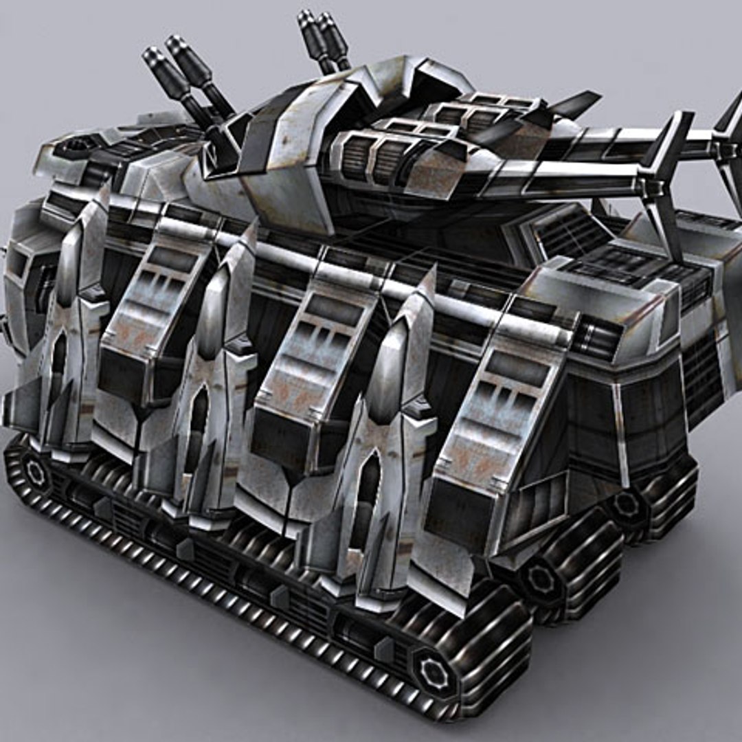 3ds sci-fi tank