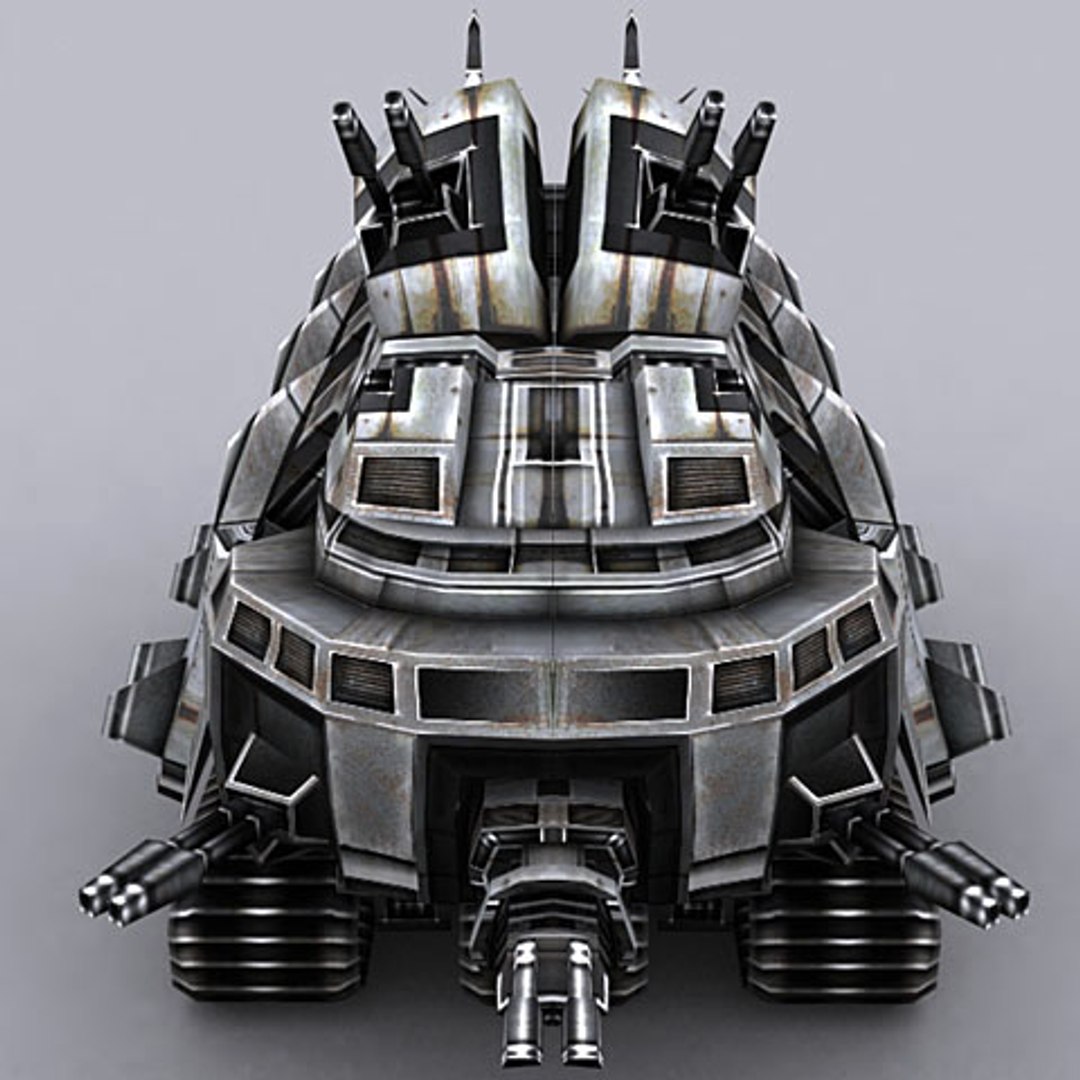 3ds sci-fi tank