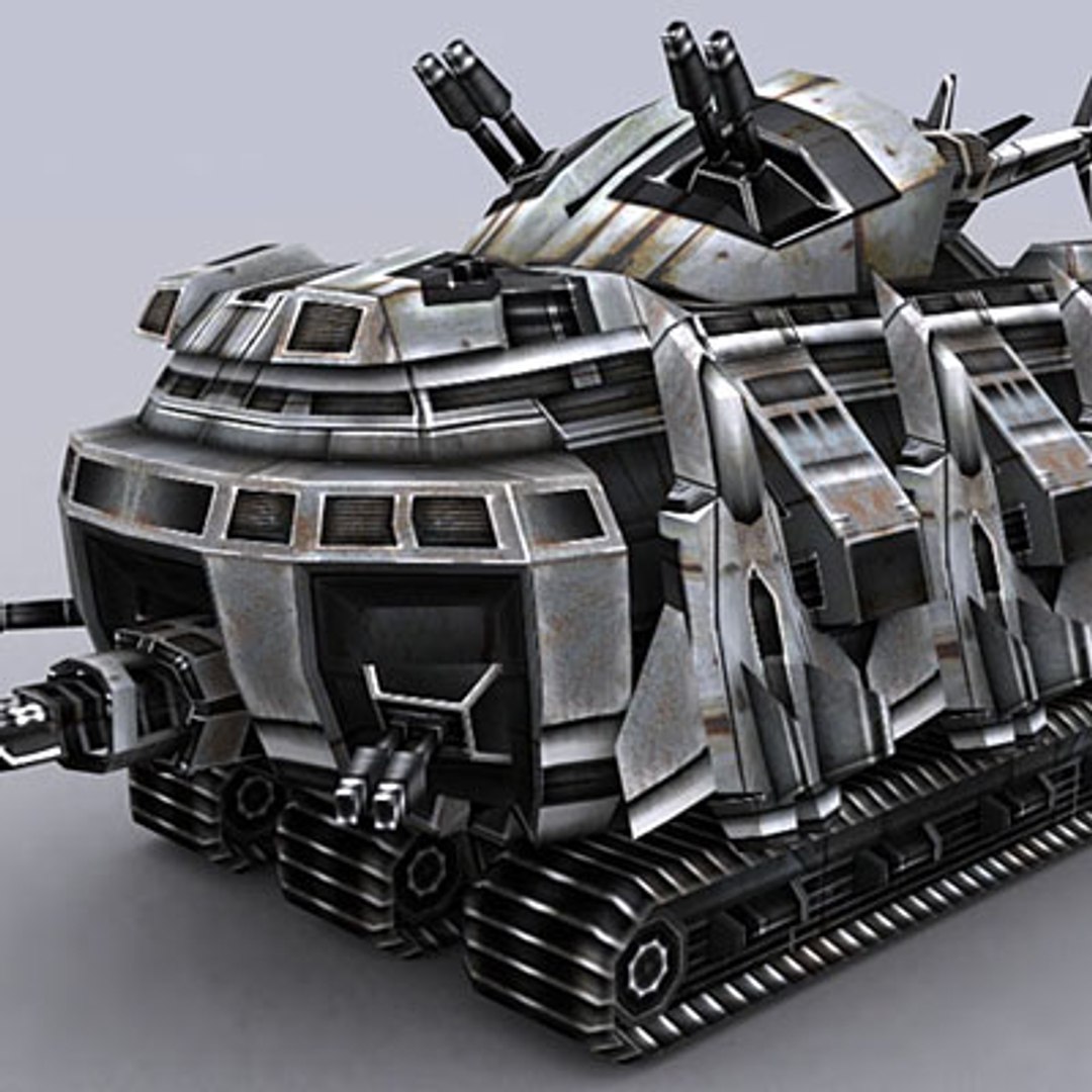 3ds sci-fi tank