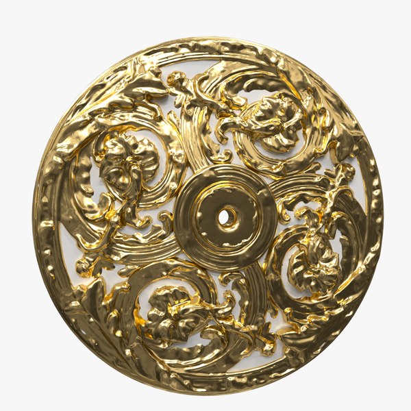 Ceiling Sockets Gypsum Plaster DR1 3D 모델 - TurboSquid 2010501