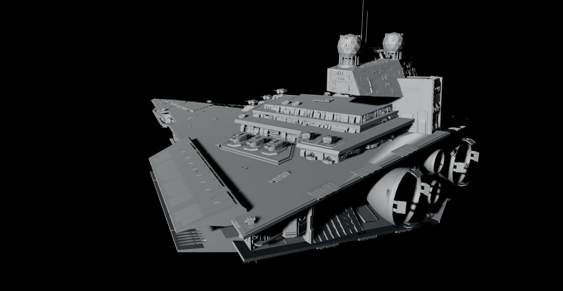 Victory 1 Class Star Destroyer 3D Model - TurboSquid 1747576