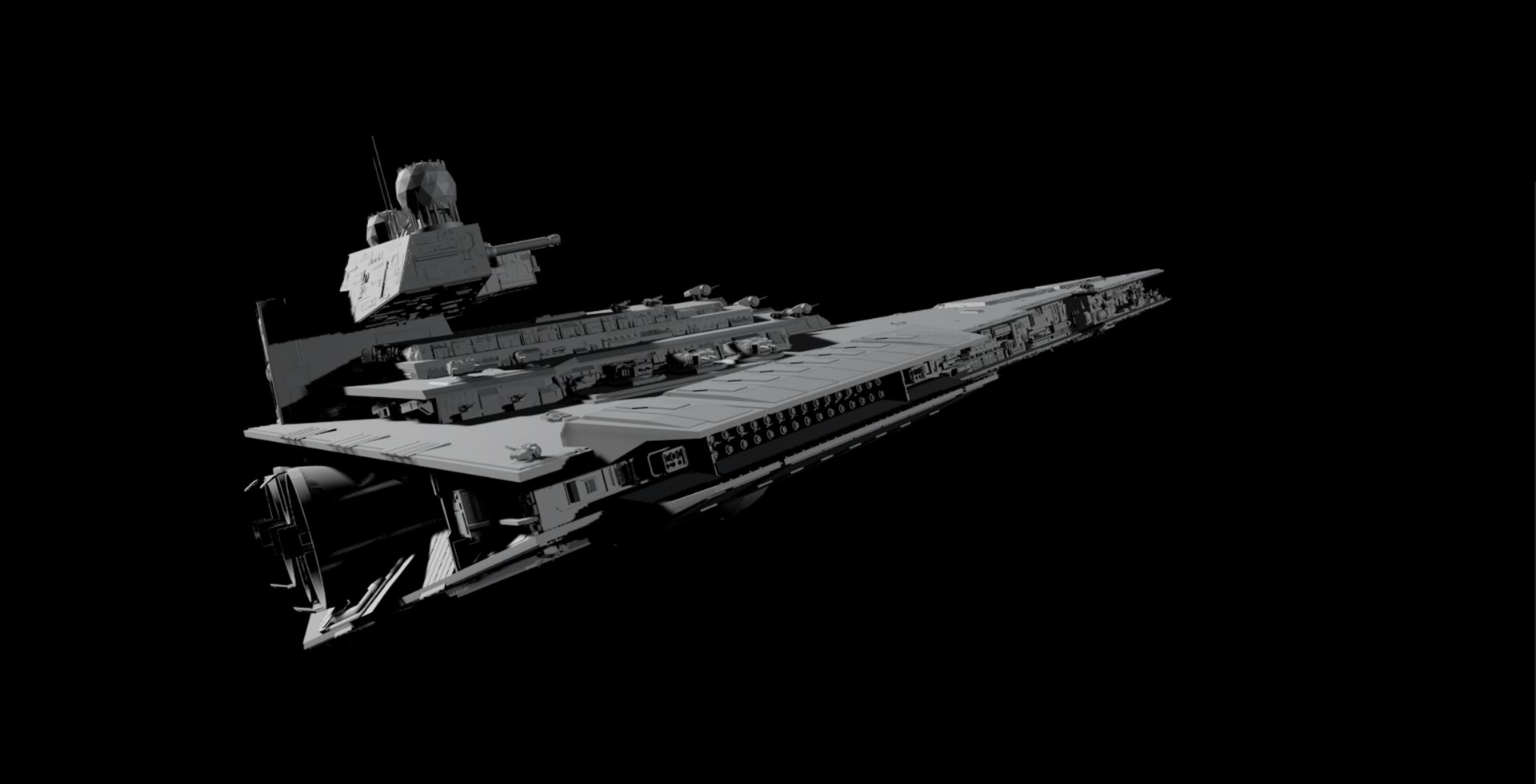 Victory 1 Class Star Destroyer 3D model - TurboSquid 1747576