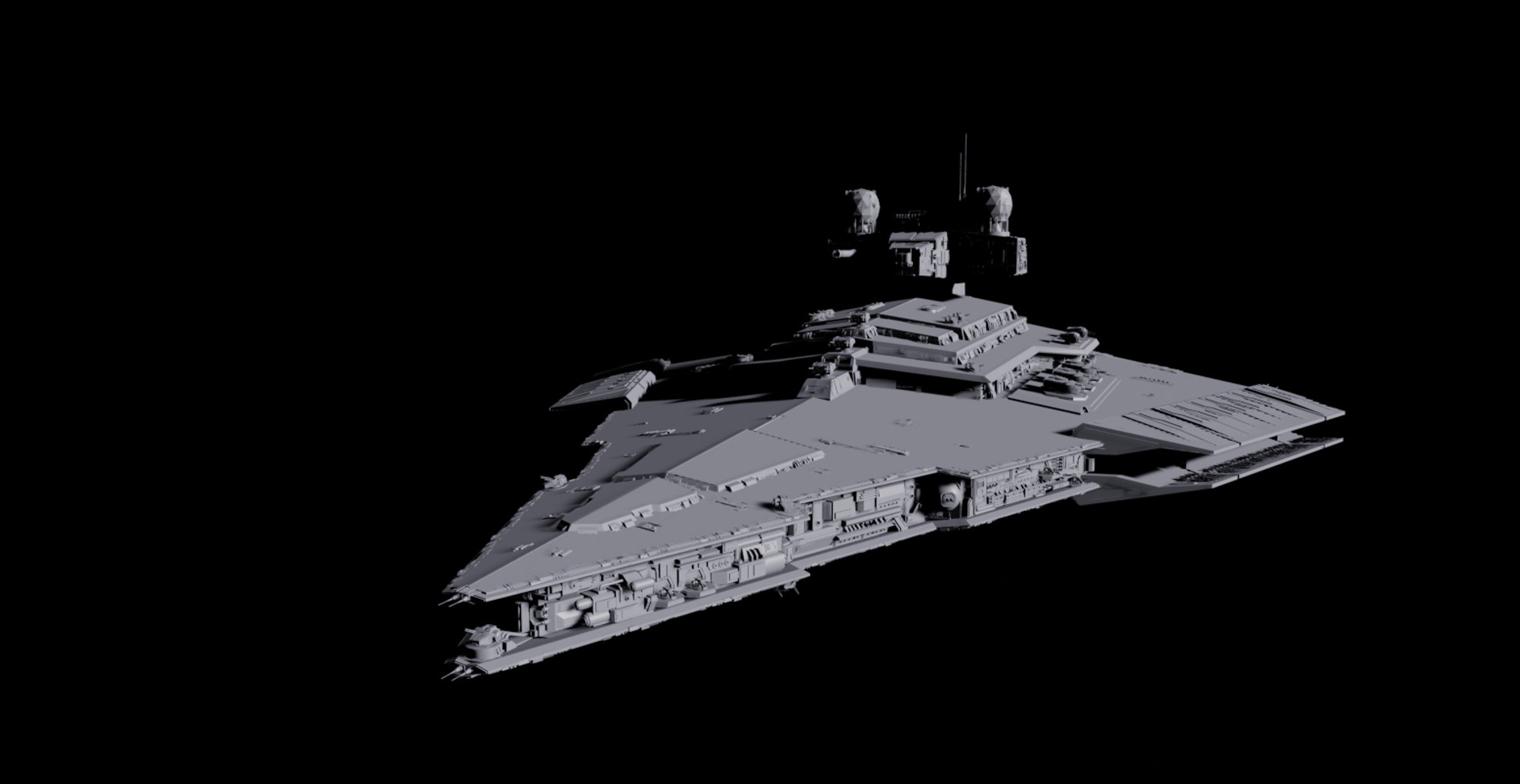Victory 1 Class Star Destroyer 3D Model - TurboSquid 1747576
