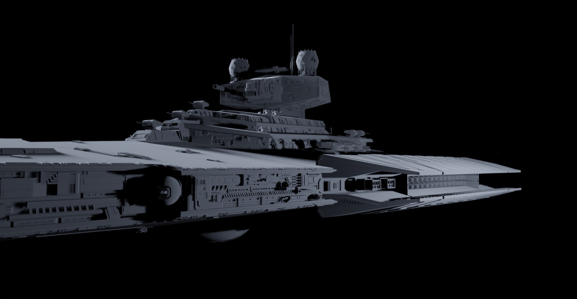 Victory 1 Class Star Destroyer 3D Model - TurboSquid 1747576