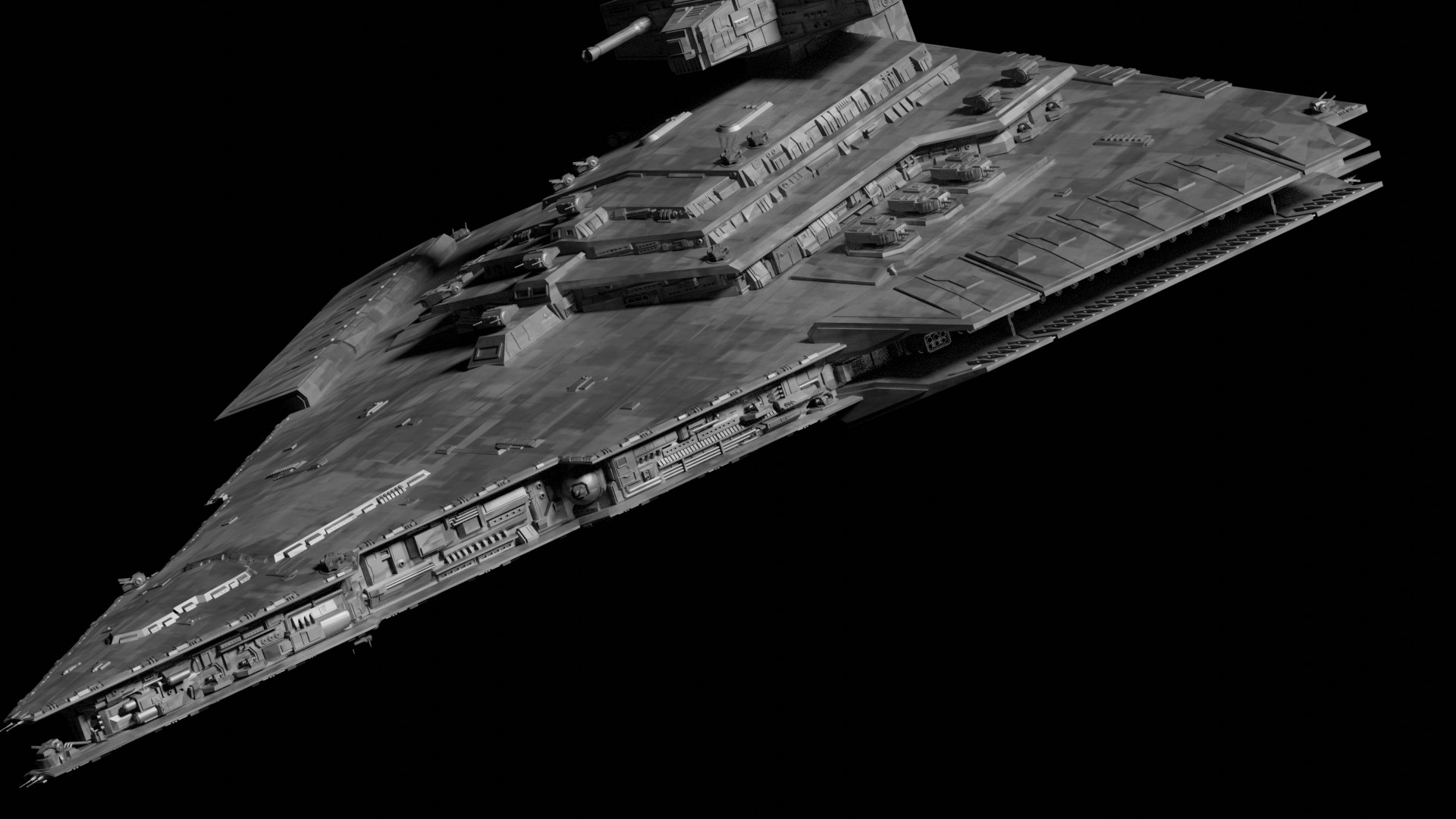 Victory 1 Class Star Destroyer 3D Model - TurboSquid 1747576